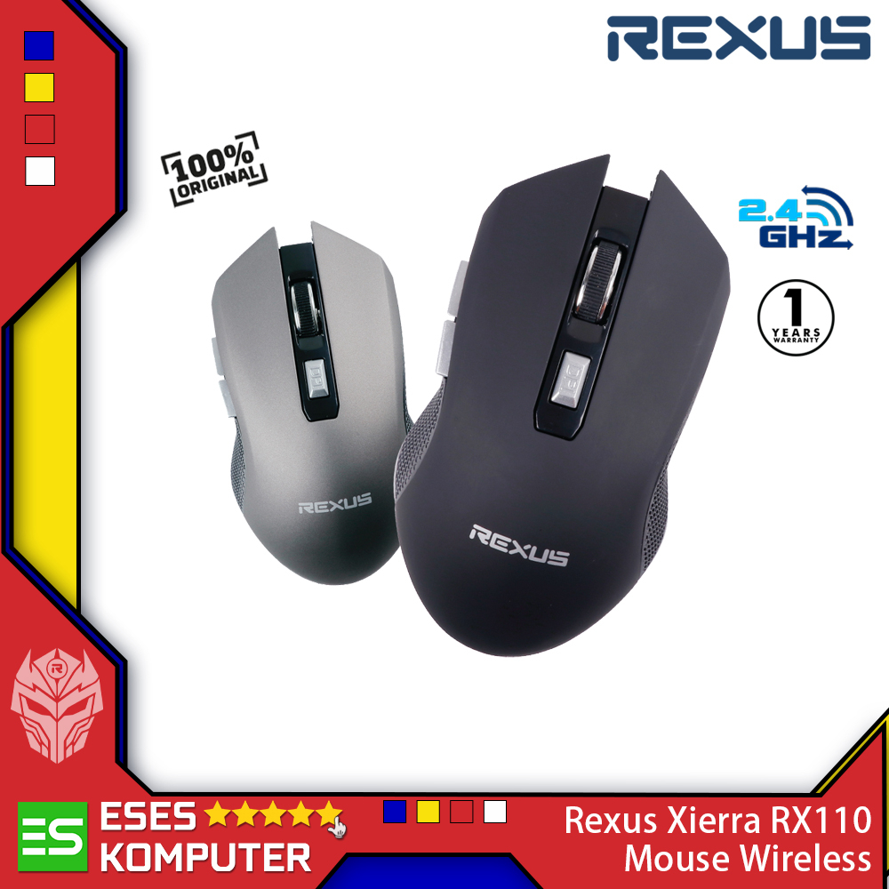 Jual Mouse Rexus RX110 RX-110 Xierra Professional Wireless - Gaming ...