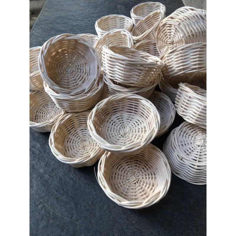 Jual KERANJANG ROTAN BULAT MINI HALUS | Shopee Indonesia