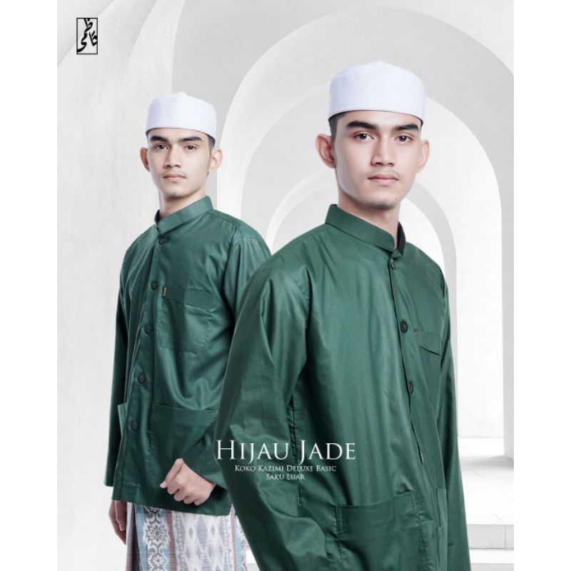 Jual KOKO HAIBAH KAZIMI - HIJAU JADE | KOKO HABAIB MODEL AMMU | BAJU ...