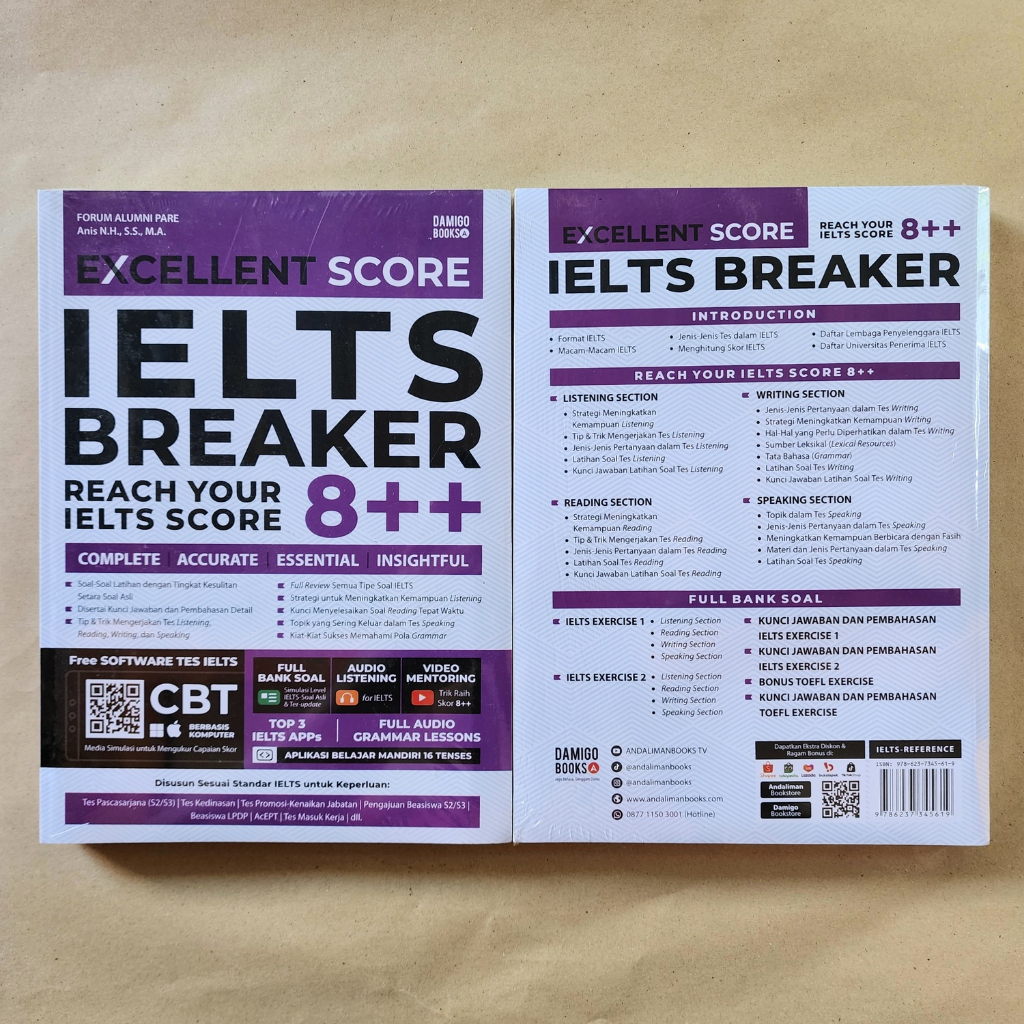 Jual Buku IELTS - Excellent Score IELTS Breaker Reach Your IELTS Score ...