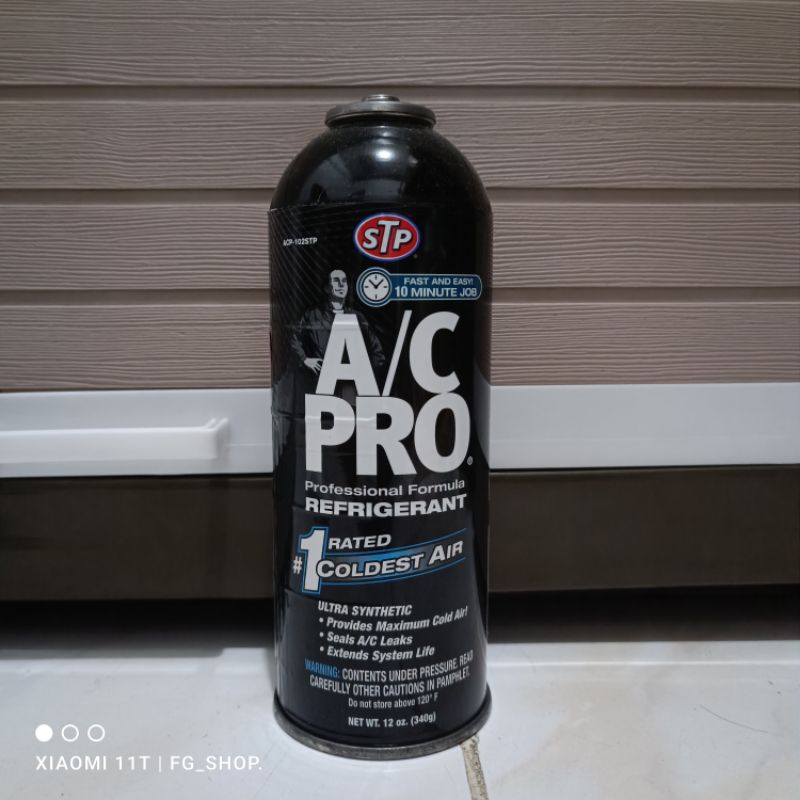 Jual STP A/C PRO Refrigent 134A R-134A Refill 340gr 340 Gr 14 Oz ...