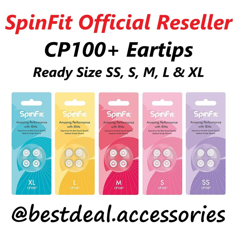 Jual Spinfit CP100+ / CP100 Plus Earphone Eartips Eartip | Shopee Indonesia