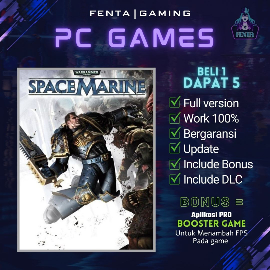 Jual WARHAMMER 40000 SPACE MARINE COLLECTION - GAME PC - GAME LAPTOP ...