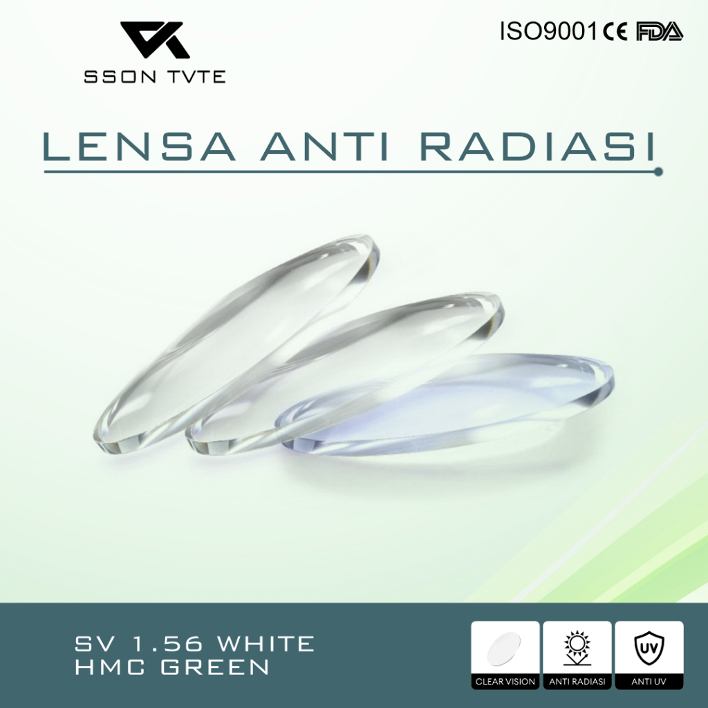 Jual SSON TVTE - Lensa CRMC 1.56 Anti Radiasi UV Lensa Kacamata Minus Cylinder Plus 04 | Shopee ...