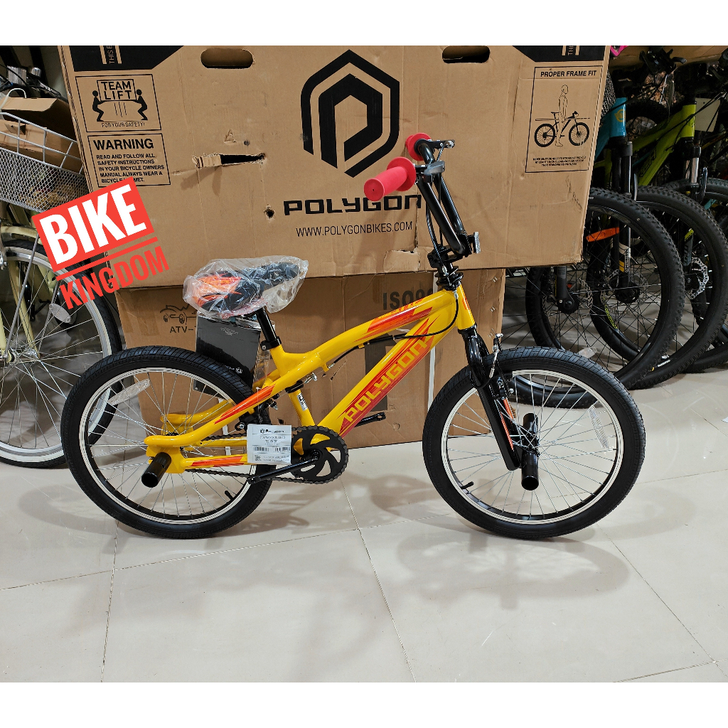 Jual Sepeda BMX anak POLYGON hustle 20inch hi ten steel | Shopee Indonesia
