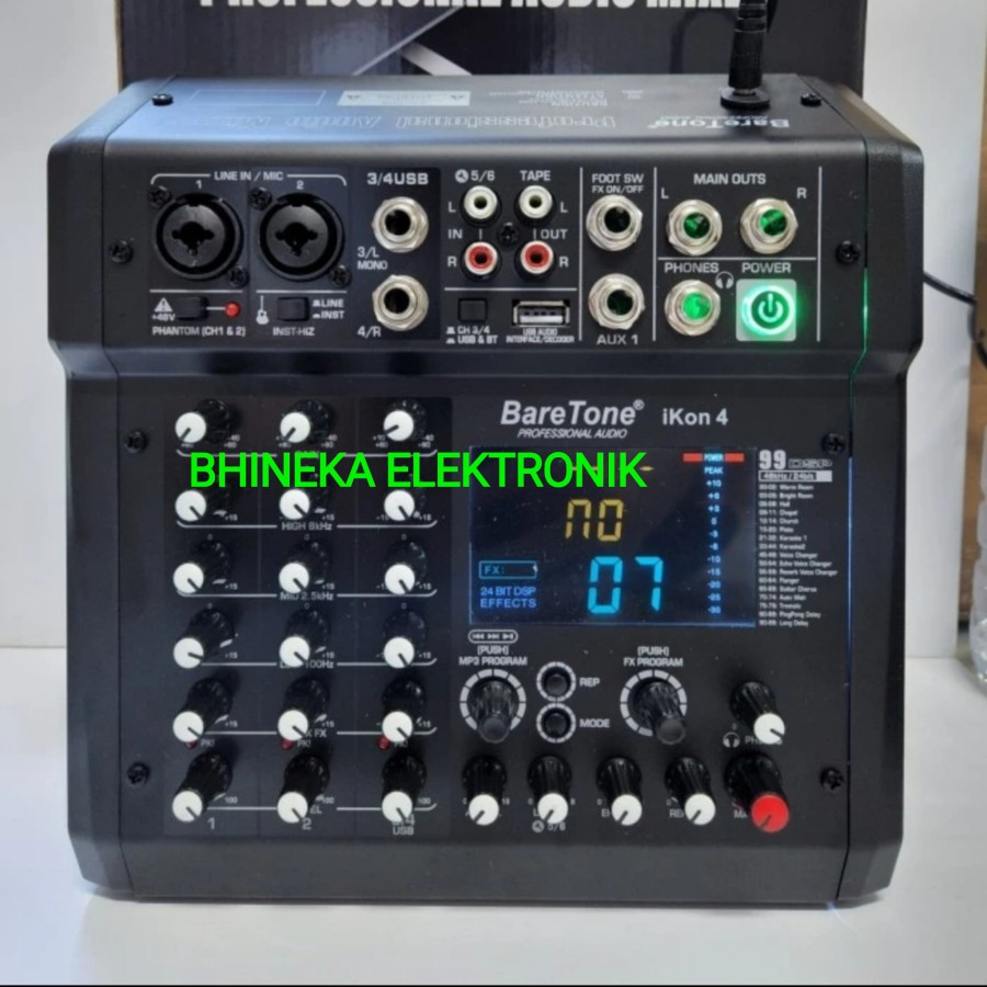 Jual mixer baretone Ikon 4 original ikon4 4 channel | Shopee Indonesia