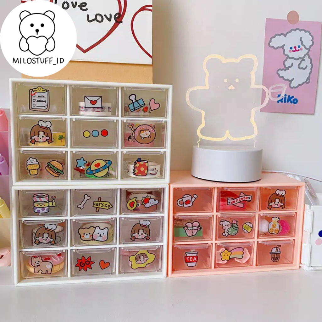 Jual [MILOSTUFF_ID] Storage Box Tempat Penyimpanan Alat Tulis Aksesoris ...