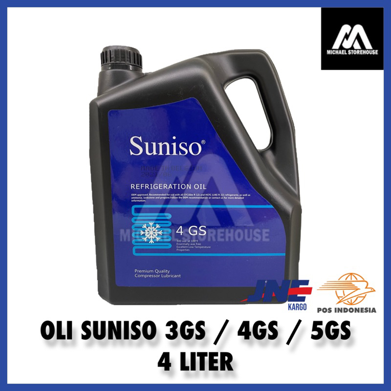 Jual OLI COMPRESSOR SUNISO 3GS / 4GS / 5GS GALON 4 LITER | Shopee Indonesia
