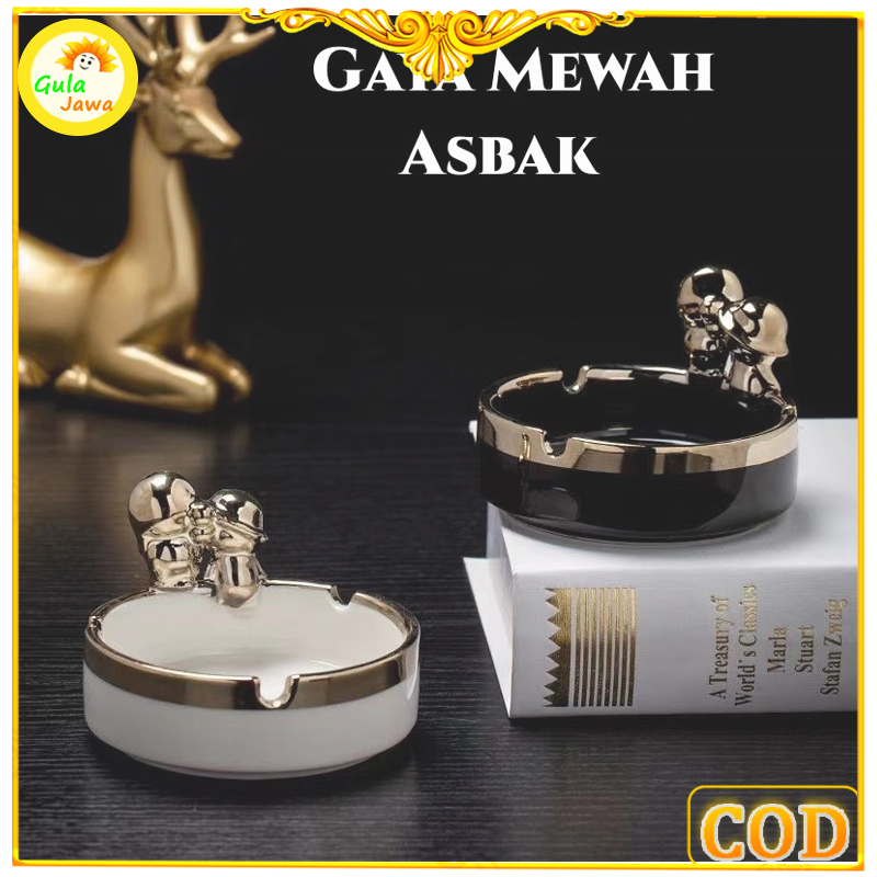 Jual Asbak Keramik/Asbak Estetik/Ashtray Gaya Nordic/Asbak tempat/Asbak ...