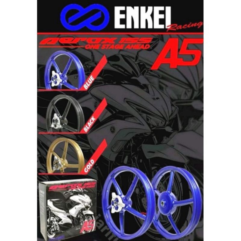 Jual (Ready Stok) ENKEI SPORT RIM A5 522 SIZE 17- 160/160 AEROX 155 ...