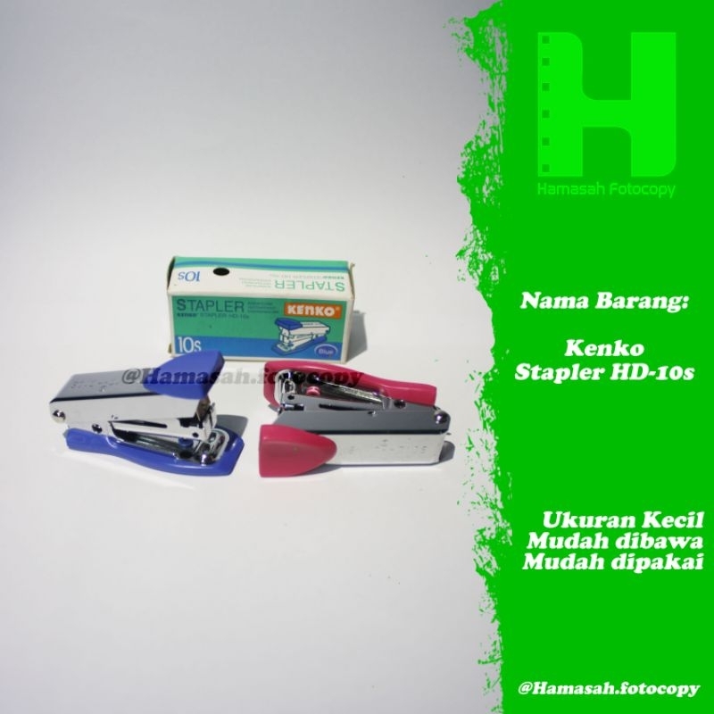 Jual Stapler Kenko HD-10s / Stapler mini / stapler kecil / steples ...