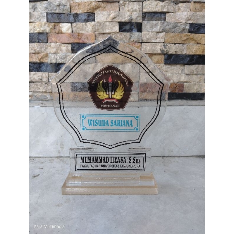 Jual plakat akrilik lapis resin 5mm | Shopee Indonesia