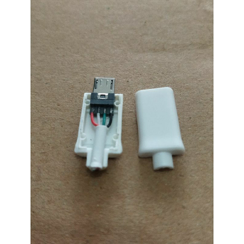 Jual jack micro USB 4 pin potongan untuk DIY isi 10pcs per kantong ...