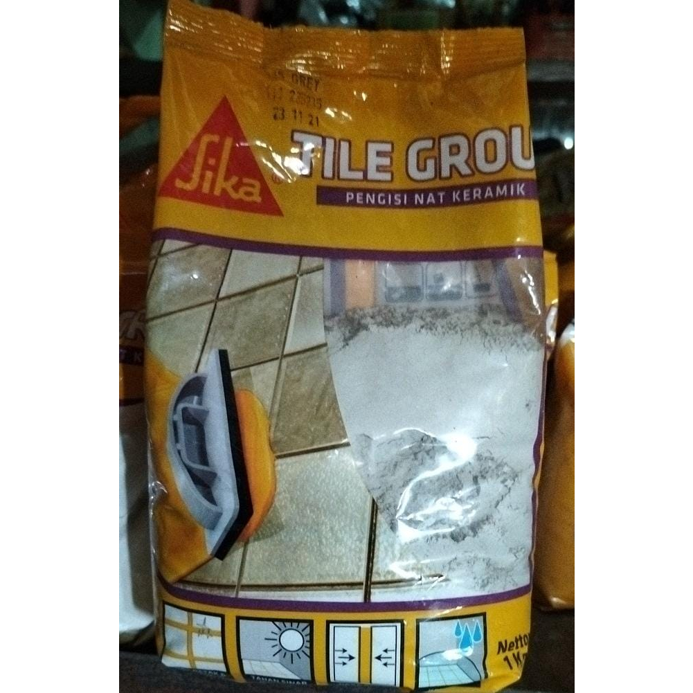 Jual SIKA TILE GROUT UNTUK NAT KERAMIK 1 KG | Shopee Indonesia