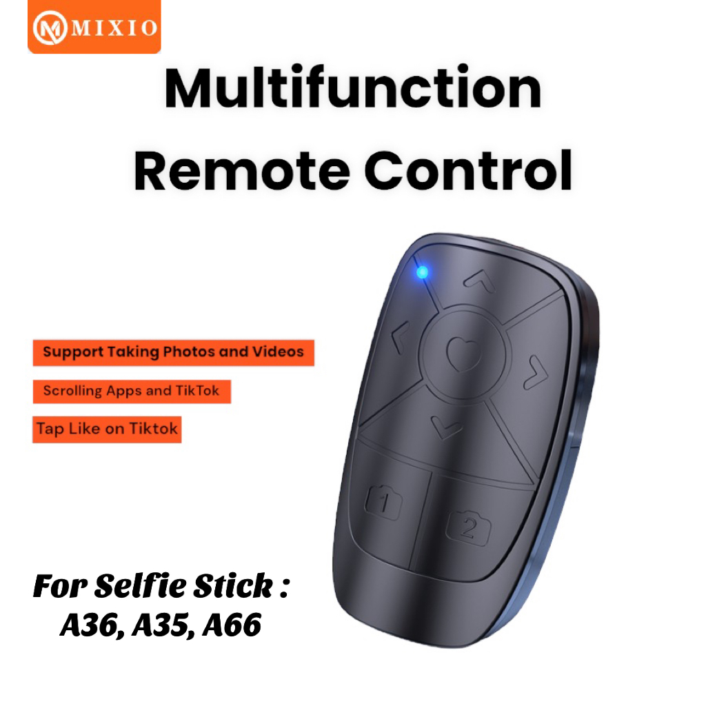 Jual MIXIO RB-02 Multifunction Bluetooth Remote Control Selfie Wireless ...