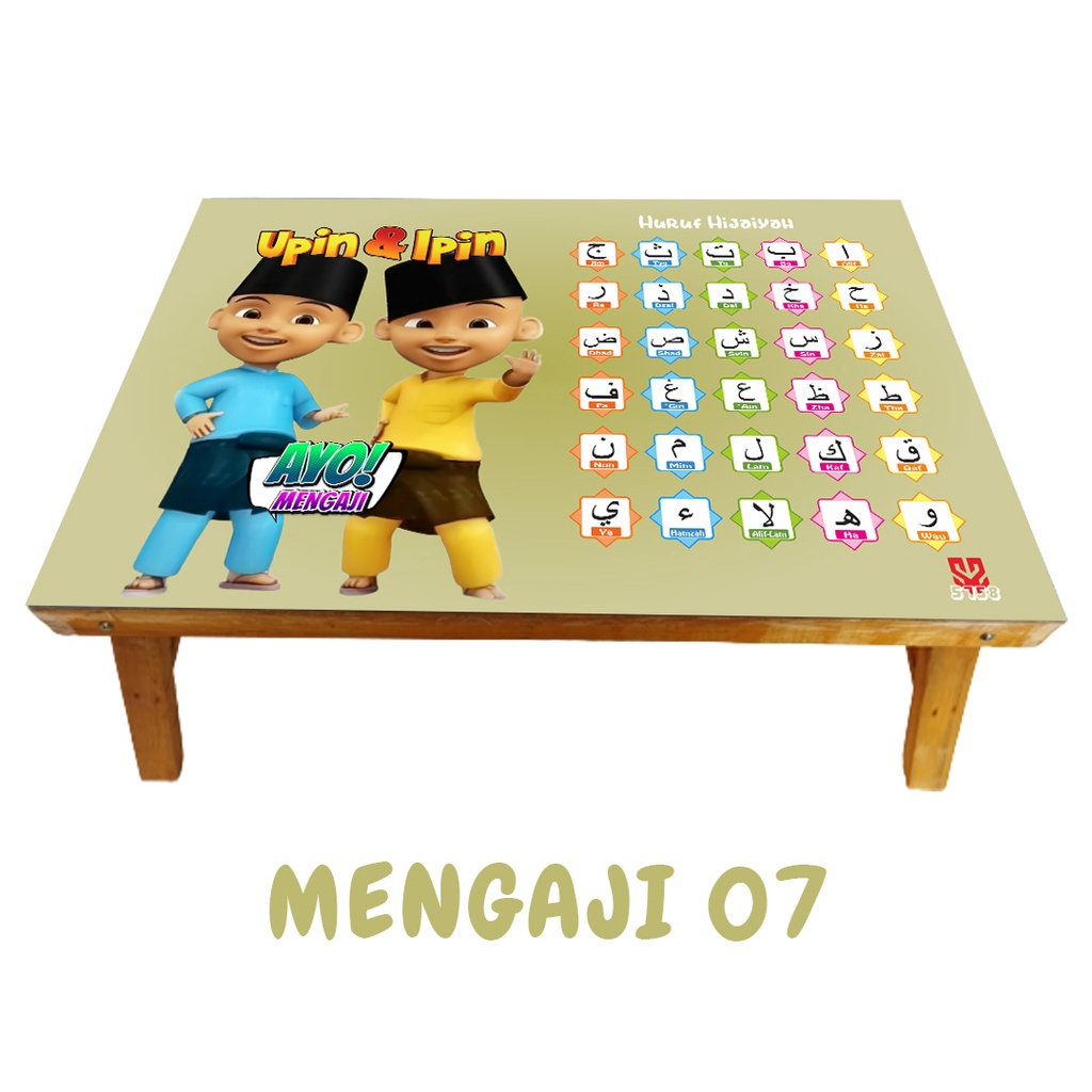 Jual Meja Belajar Anak Lipat Ayo Mengaji Belajar Hijaiyah Alphabet ...