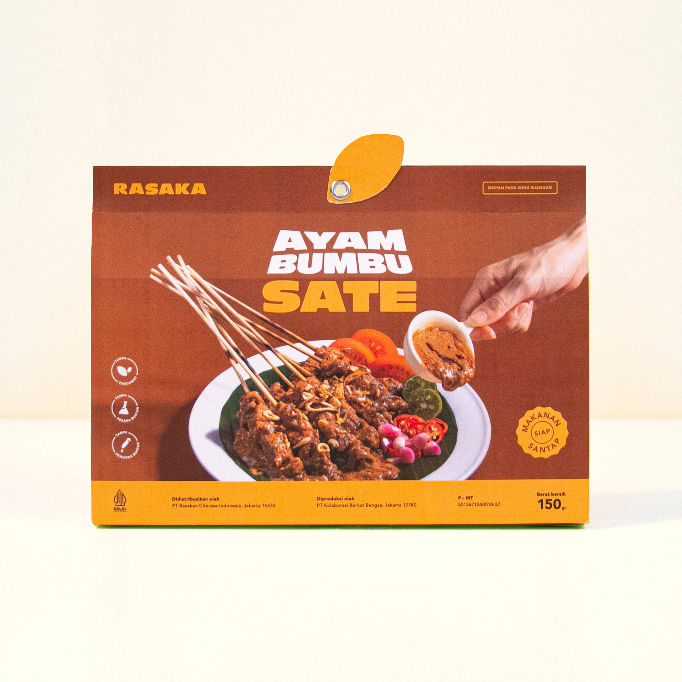 Jual RASAKA AYAM BUMBU SATE 150gr/MAKANAN INSTANT/ SIAP MAKAN/READY TO ...