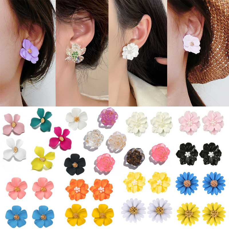Jual COD Anting Bunga Permen Berwarna-warni Kewanitaan Berlebihan ...