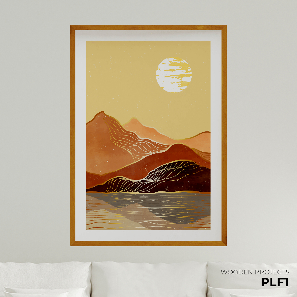 Jual Wooden Projects Hiasan Dinding Frame Kayu Premium Wall Decor ...