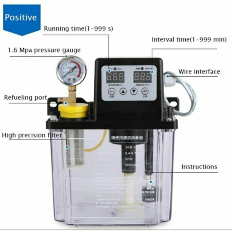 Jual Pompa Oli otomatis lubrikasi automatic oil pump lubricant 2L ...