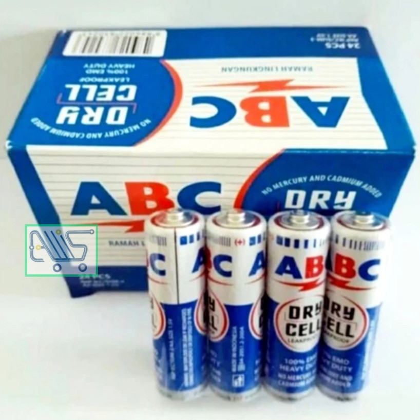 Jual Battery ABC Dry Cell AA A2 R06 1.5V Biru | Shopee Indonesia