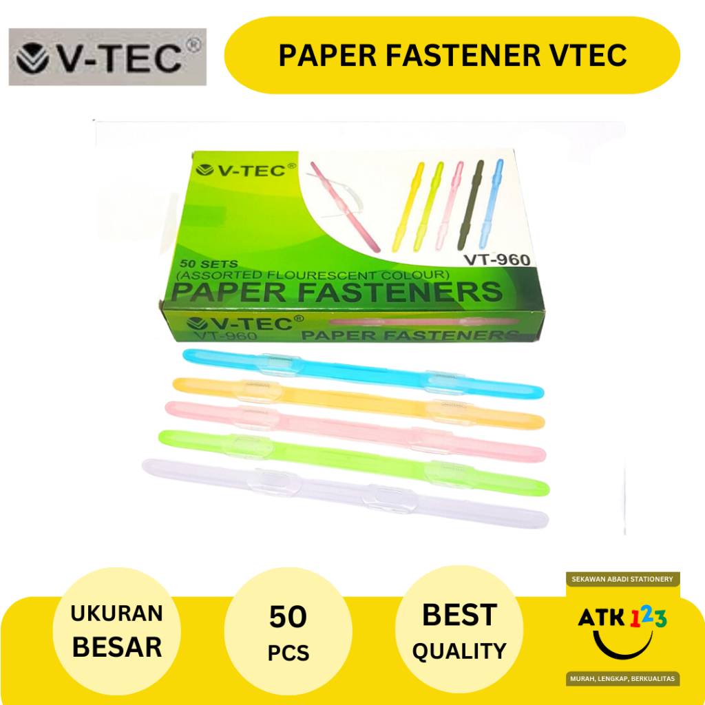 Jual Acco Paper Fastener / Snelhetcer V-Tec VT-960 Besar Isi 50 pcs ...