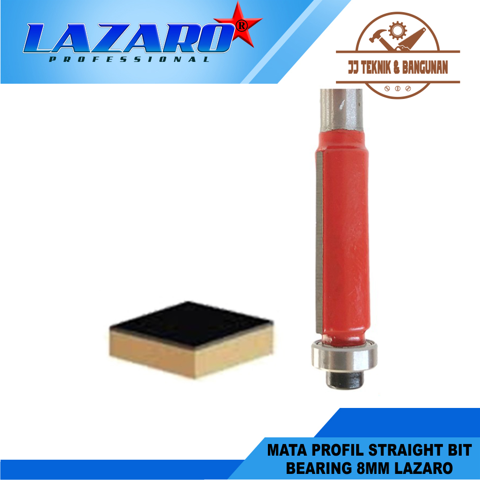 Jual Sparepart Mata Profil Straight Bit Bearing LAZARO - 8mm | Shopee ...