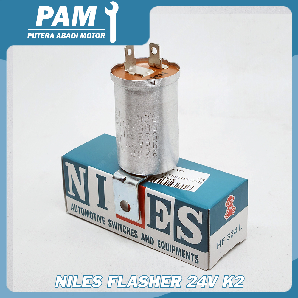 Jual Flasher Bulat 24v Kaki 2 K2 Niles HF324L Flasher Riting | Shopee ...