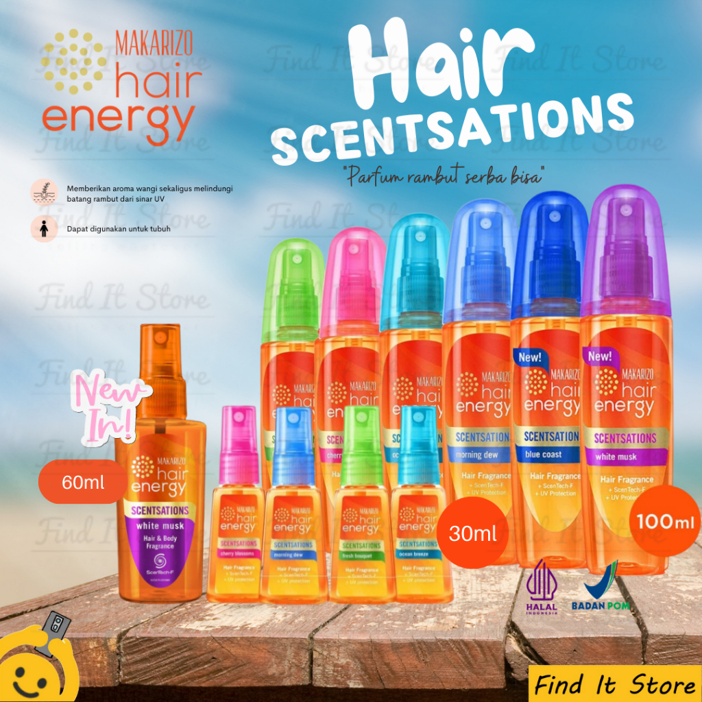 Jual Makarizo Hair Energy Scentsations Hair Fragrance Parfum Rambut ...