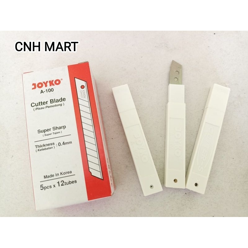 Jual Isi Cutter Kecil Joyko A-100 ( 1 tube) / 5 PCS | Shopee Indonesia