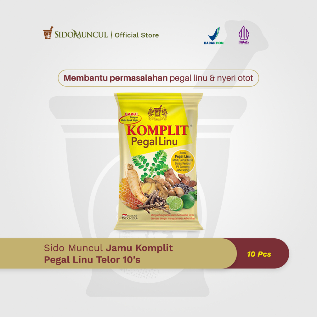 Jual Sido Muncul Jamu Komplit Pegal Linu Telor 10's | Shopee Indonesia