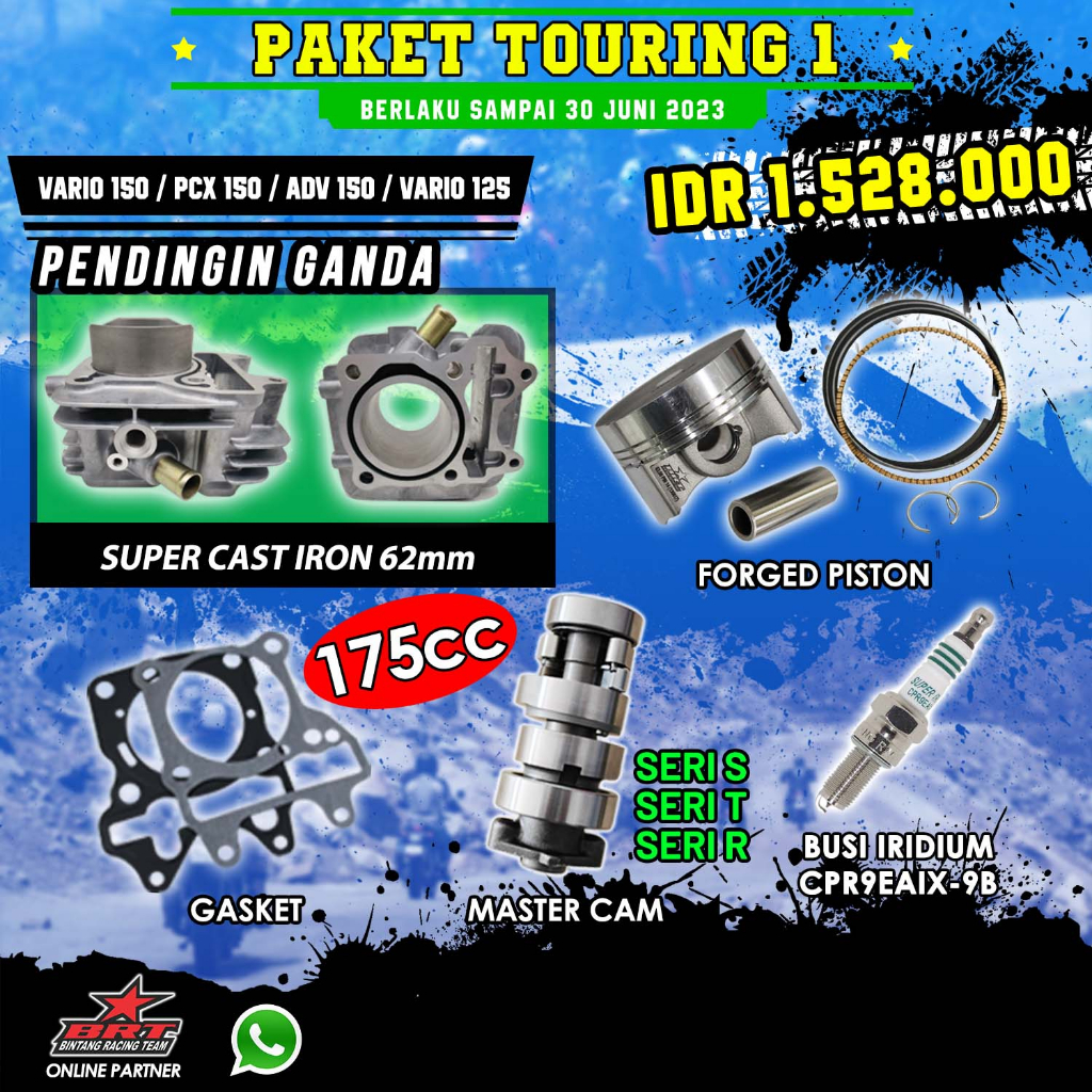 Jual PAKET TOURING BRT VARIO 125 150 PCX ADV 150 Blok Cam Noken As TB ...