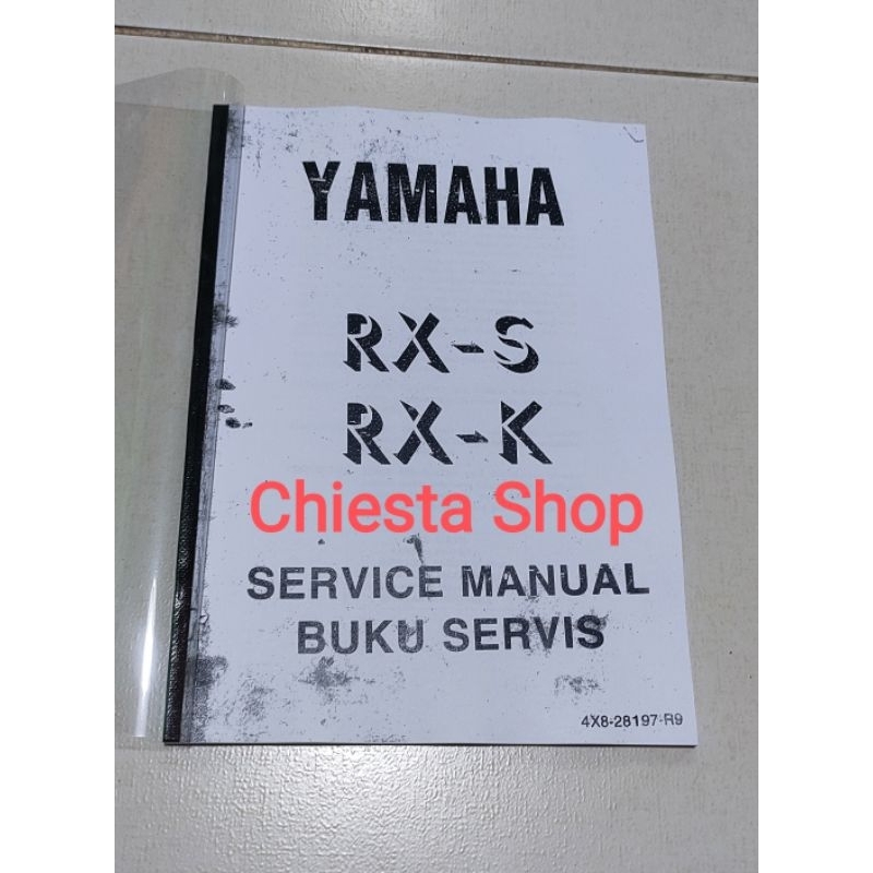 Jual Manual book Buku Petunjuk Service Motor Yamaha Rx King Rxk Rxs ...