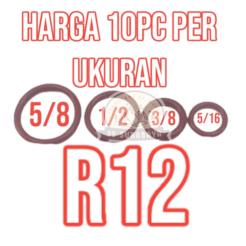Jual Seal R12 Harga Per 10Pc | Shopee Indonesia
