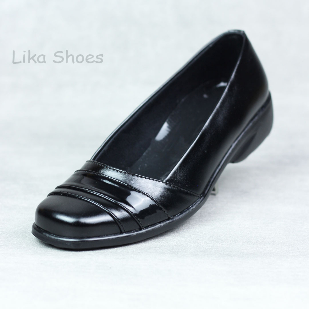 Jual Sepatu Pantofel Wanita Kerja Guru PNS Formal Hitam Nyaman Dipakai ...