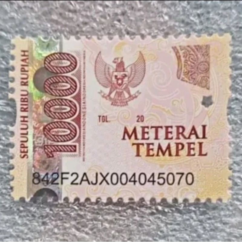 Jual Materai / Matrai 10.000 Asli Pos Original | Shopee Indonesia