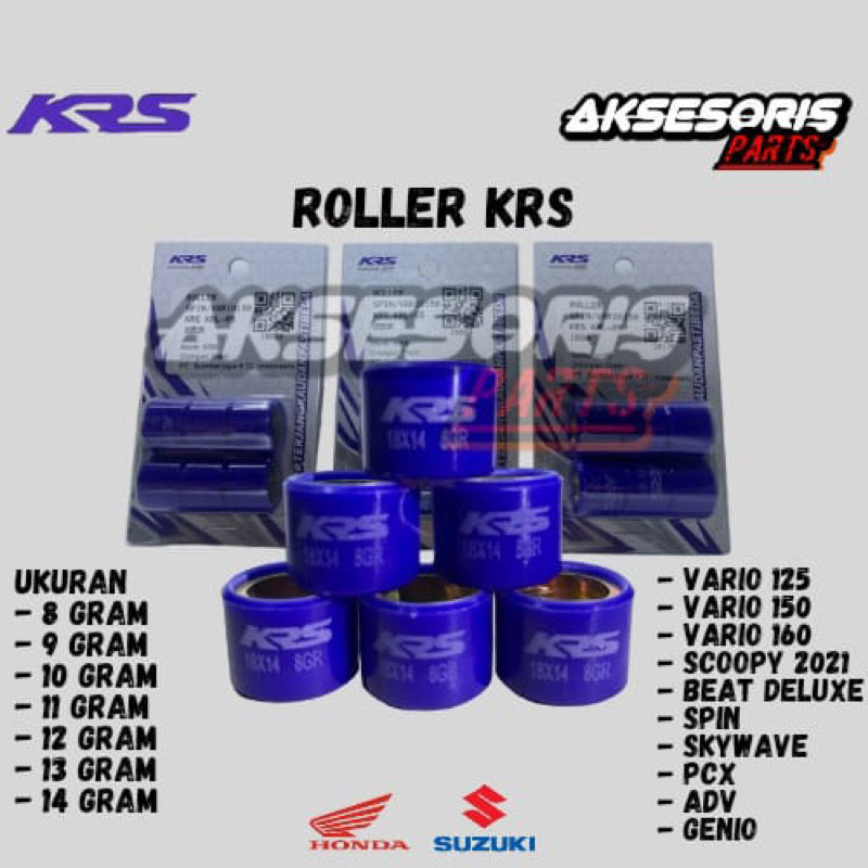 Jual ROLLER KRS 8 9 10 11 12 13 14 MIX VARIO 125 VARIO 150 ADV 150 PCX ...