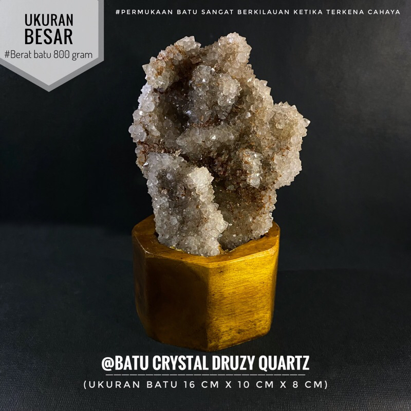 Jual Batu Crystal Quartz Natural L27 atau Batu Kristal Lemurian atau ...