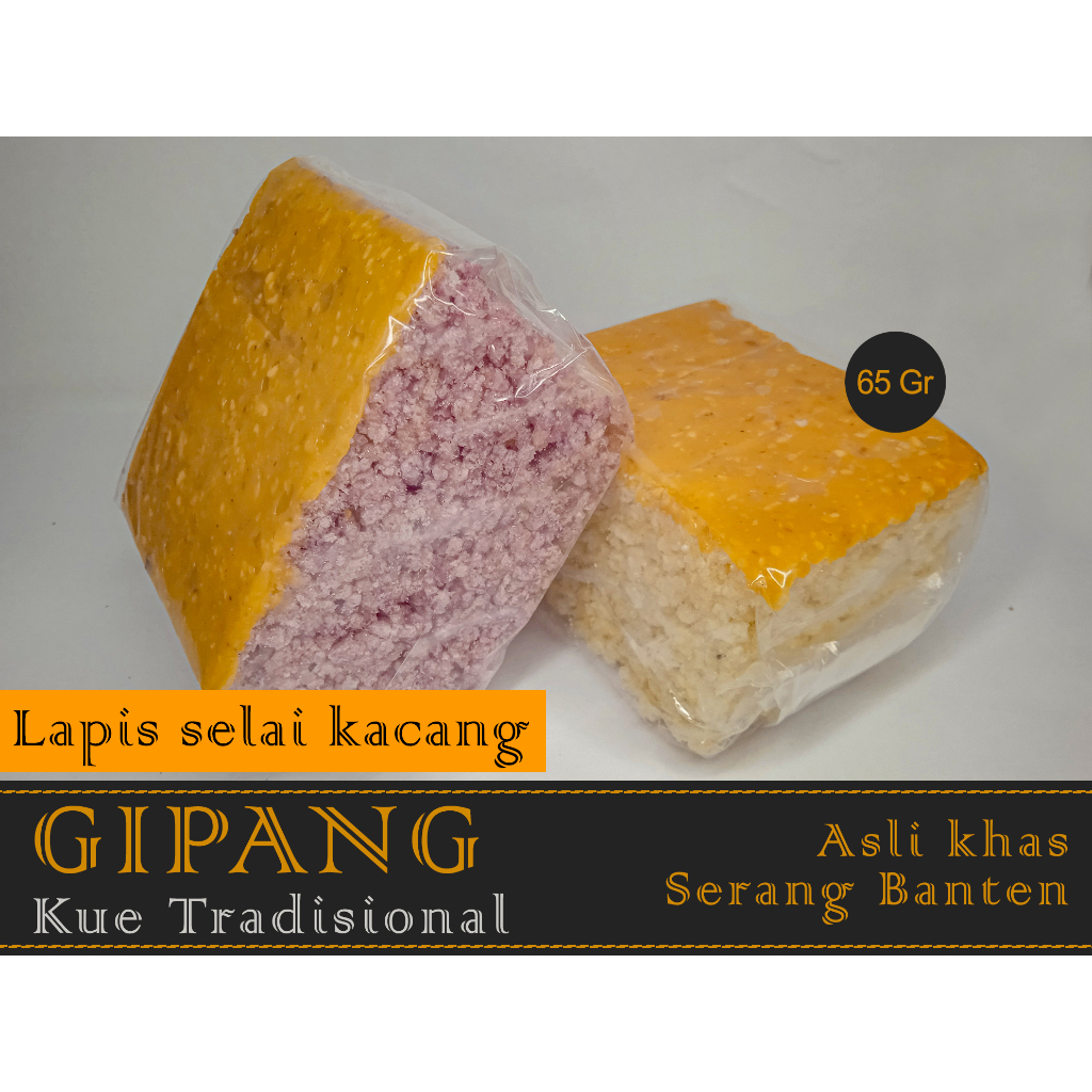 Jual Kue GIPANG SELAI KACANG ukuran kecil asli khas serang banten 65gr ...