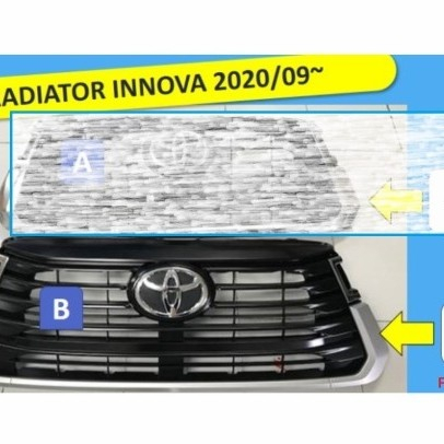 Jual Grille Gril Radiator Innova Facelift type G Original Toyota ...