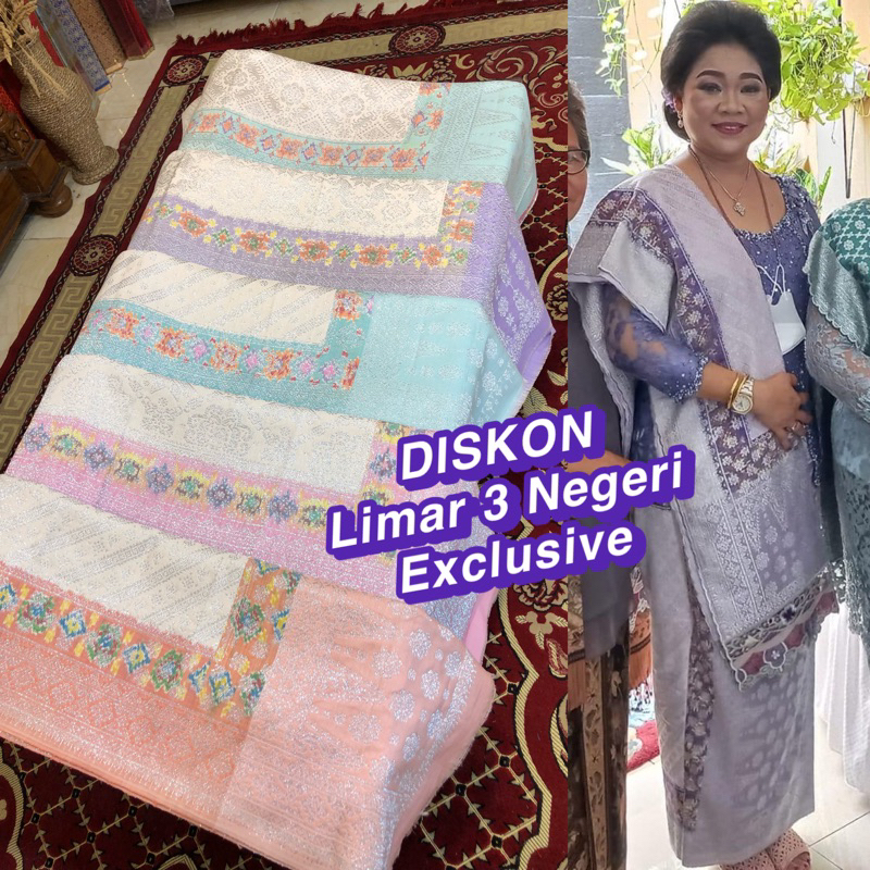 Jual Songket Lepus Limar 3 Negeri Exclusive / songket tenun asli ...