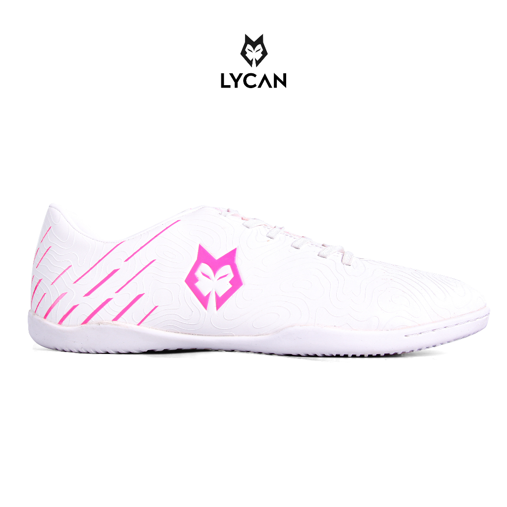 Jual LYCAN Sepatu Futsal Element Carbonite IN White/Fuchsia | Shopee Indonesia