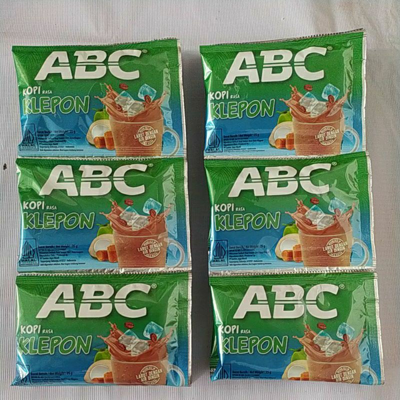 Jual Abc kopi rasa klepon 25g, larut dengan air dingin isi 10sachet ...