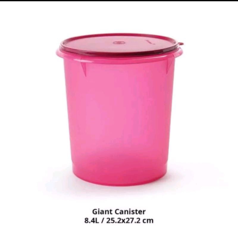 Jual tupperware giant canister 8,4L (1pcs) toples tupperware giant ...