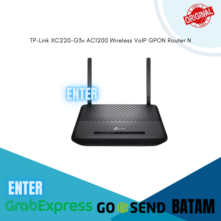 Jual TP-Link XC220-G3v AC1200 Wireless VoIP GPON Router N | Shopee ...