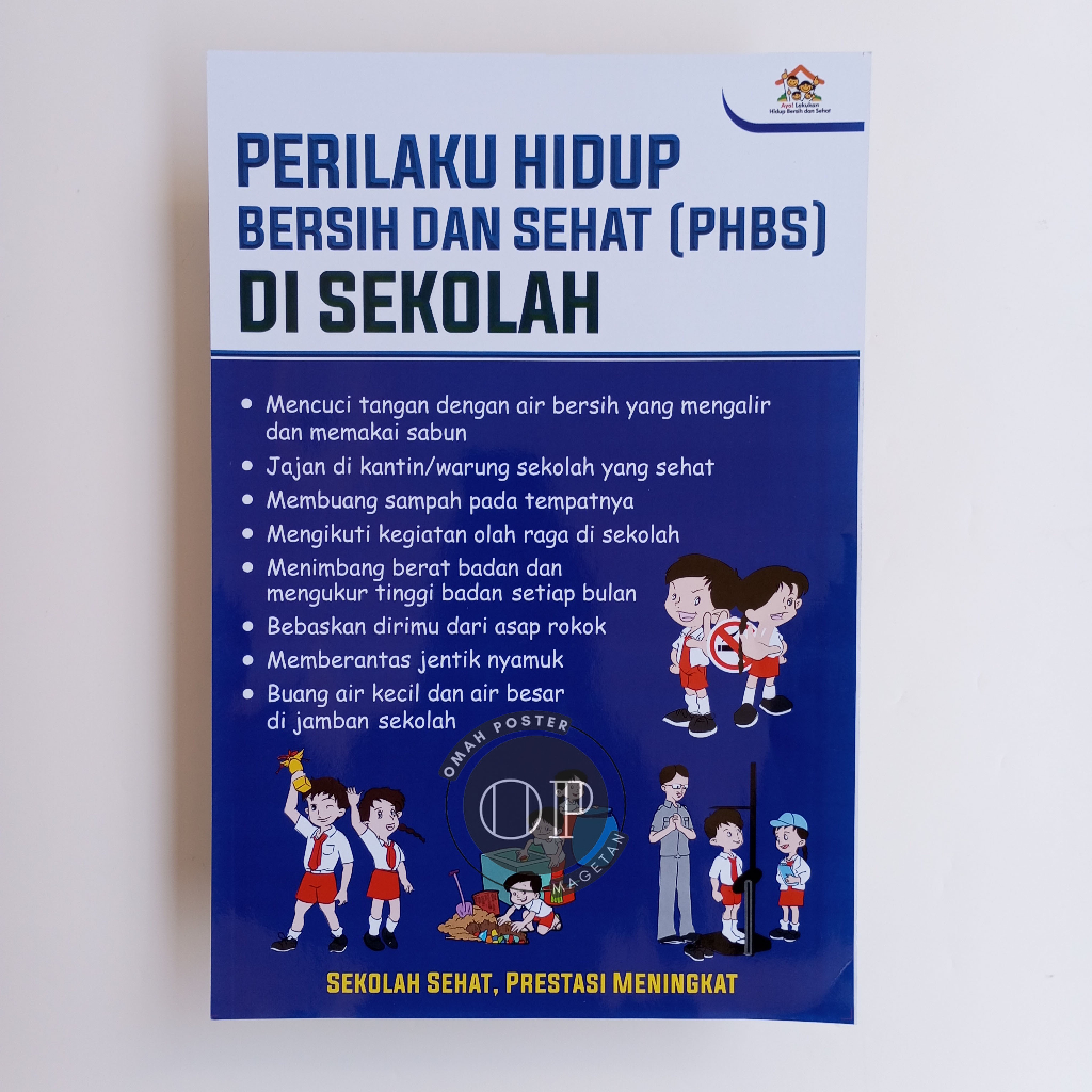Jual Poster Perilaku Hidup Bersih dan Sehat (PHBS) di Sekolah - PHBS di Sekolah | Shopee Indonesia