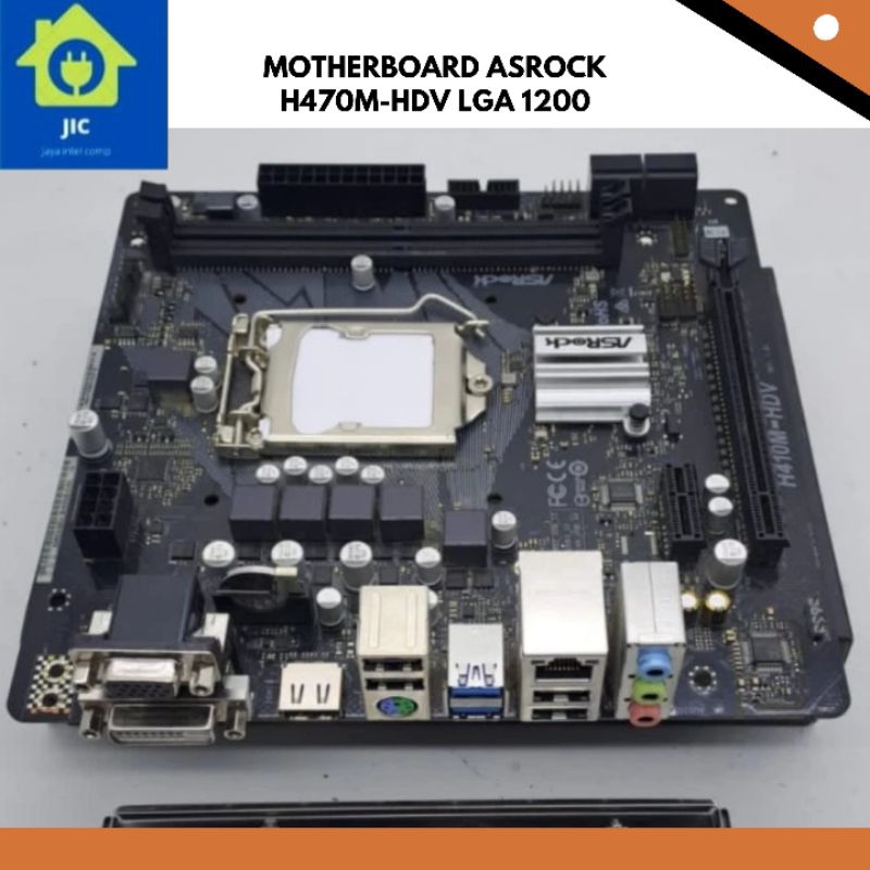 Jual MOTHERBOARD ASROCK H470M-HDV LGA 1200 | Shopee Indonesia