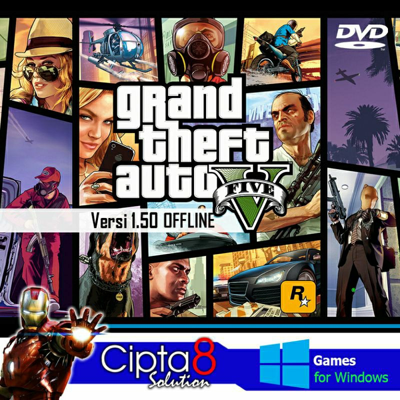 Jual GTA V VERSION 1.50 - GRAND THEFT AUTO V - GAME PC | Shopee Indonesia