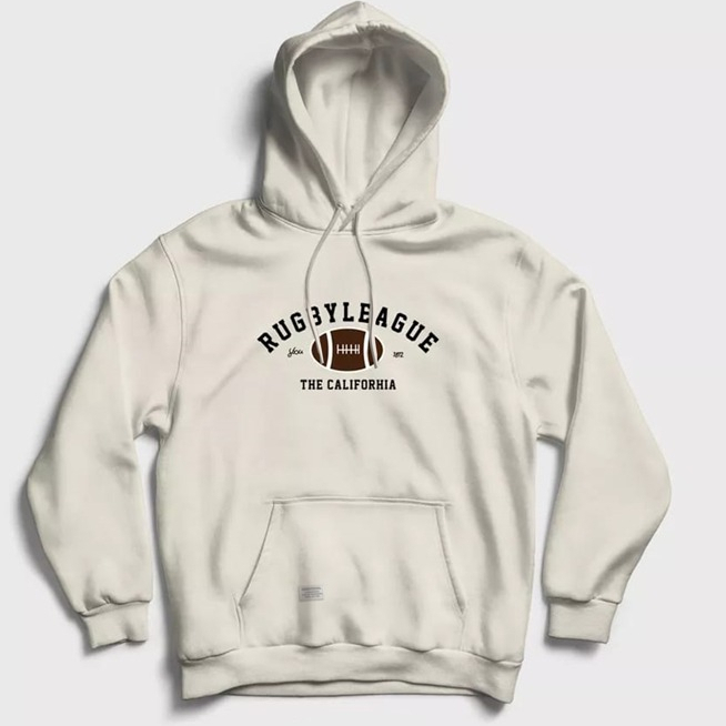 Jual Parisdivarious Sweater Hoodie Jemper (Bordir) Bola Rugby Bahan ...