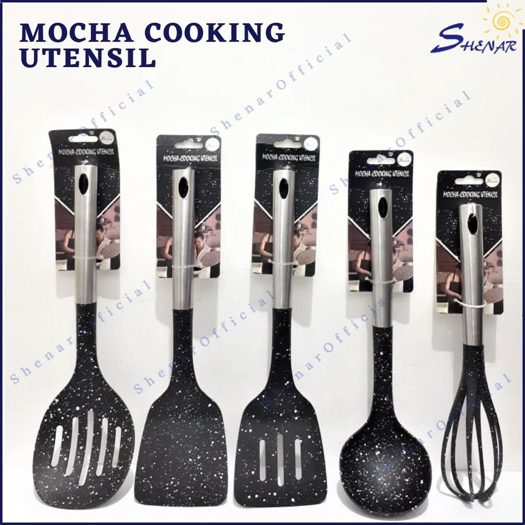 Jual Berbagai Macam Spatula Alat Masak 5 Jenis Mocha Utensil | Shopee ...